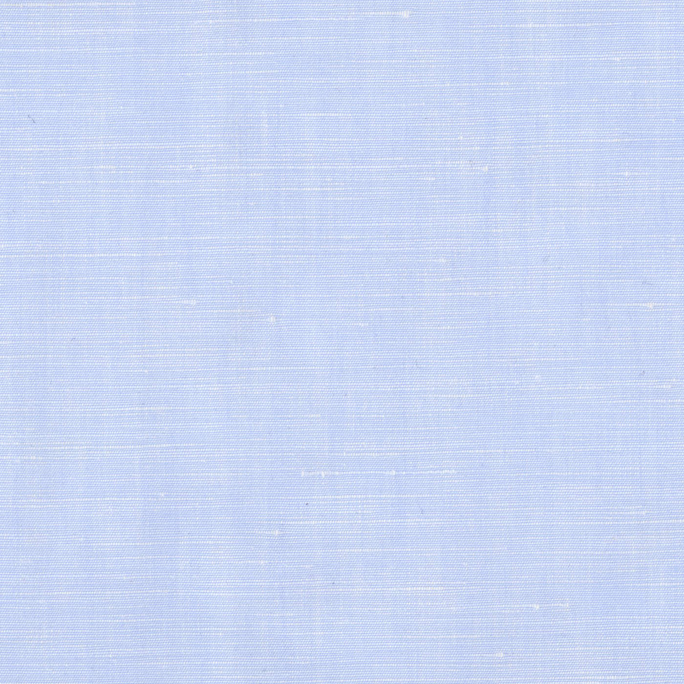 HERDMANS COTTON LINEN サックス平織り無地カジュアルシャツ | オーダースーツのFABRIC TOKYO