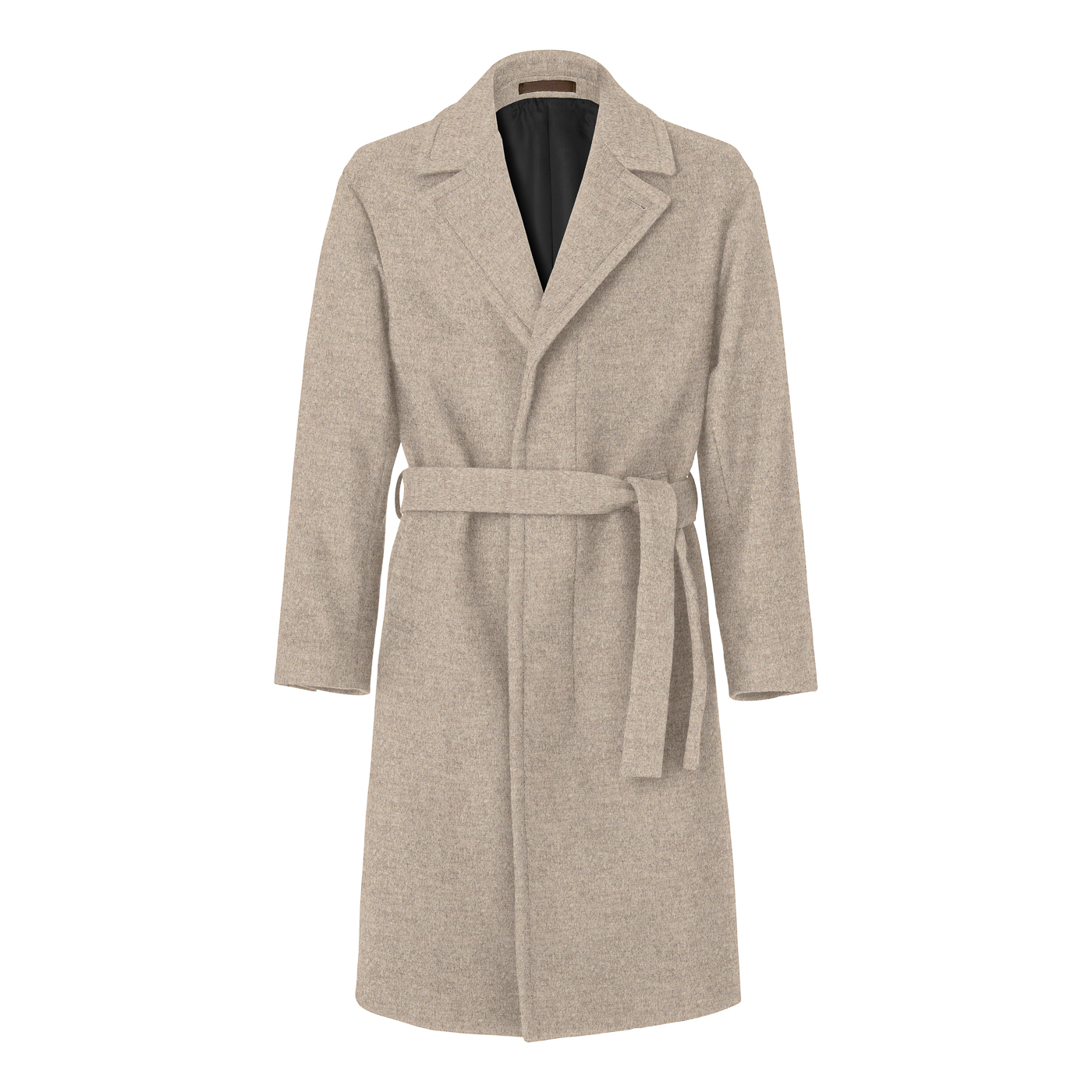 COLOMBO THERMO PREMIUM CASHMERE ベージュ無地アルスターコート | オーダースーツのFABRIC TOKYO