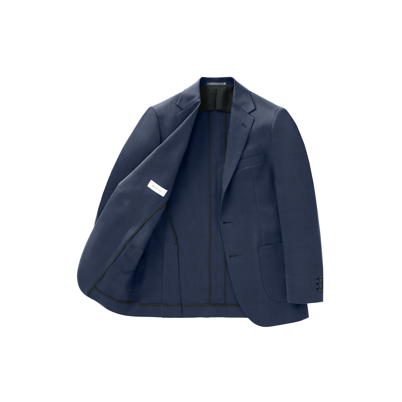 ENTRY TECH WOOL ネイビーピンヘッドビジネスカジュアルジャケット | オーダースーツのFABRIC TOKYO